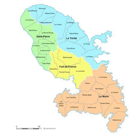 Découvrez Tous les Codes INSEE et Postaux des Communes de la Martinique ...