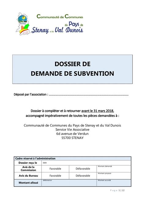Découvrez le Modèle Ultime pour Rédiger une Lettre de Demande de Subvention Irrésistible ! - Copep's