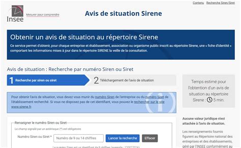 Tout Comprendre sur l'Attestation Numéro INSEE (SIREN/SIRET) : Guide ...